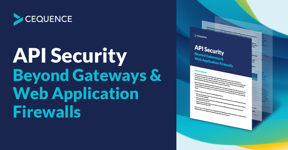 API Security: Beyond Gateways & Web Application Firewalls | Cequence